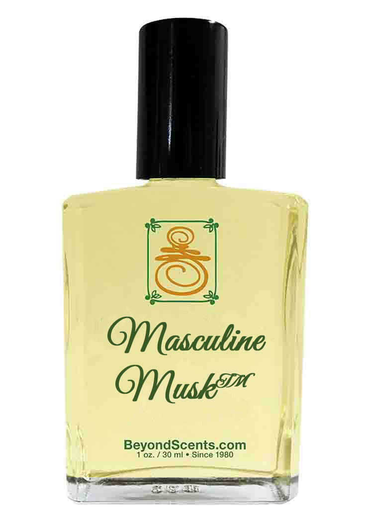 Masculine-Musk Perfume 1 oz. classic bottle